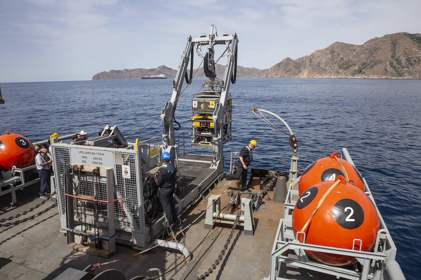 Fotos: Demostración del vehículo Rov Leopard a bordo del buque Neptuno ...