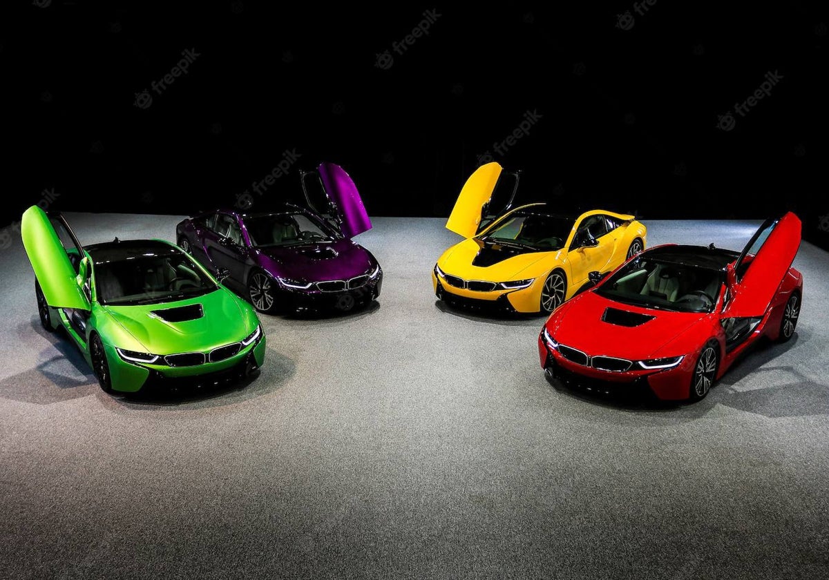 Yellow, orange, green and purple: the fashionable colors in cars ...